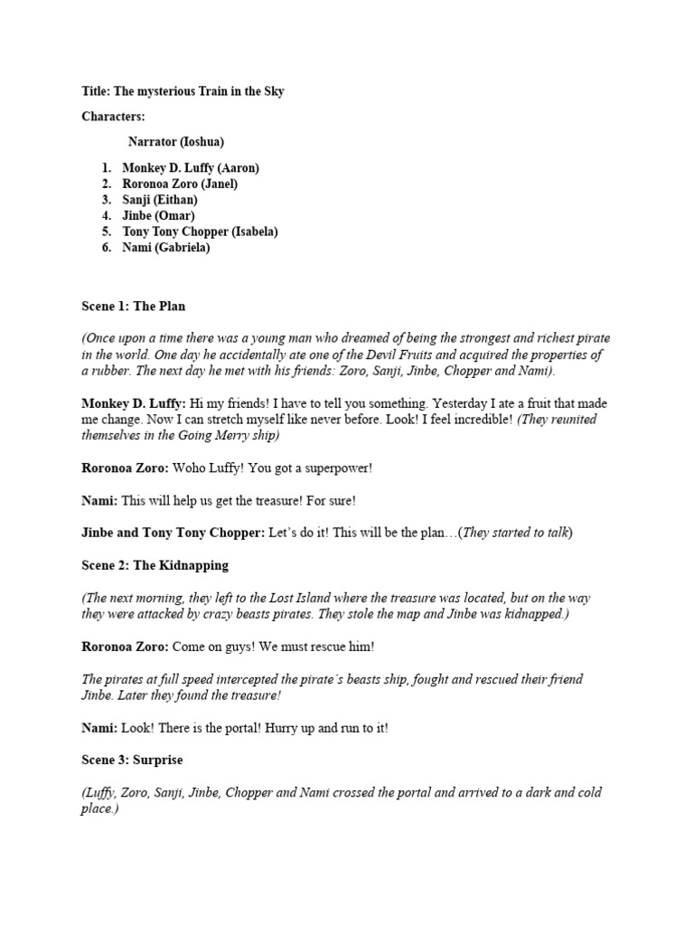 Grammar Project Script | PDF