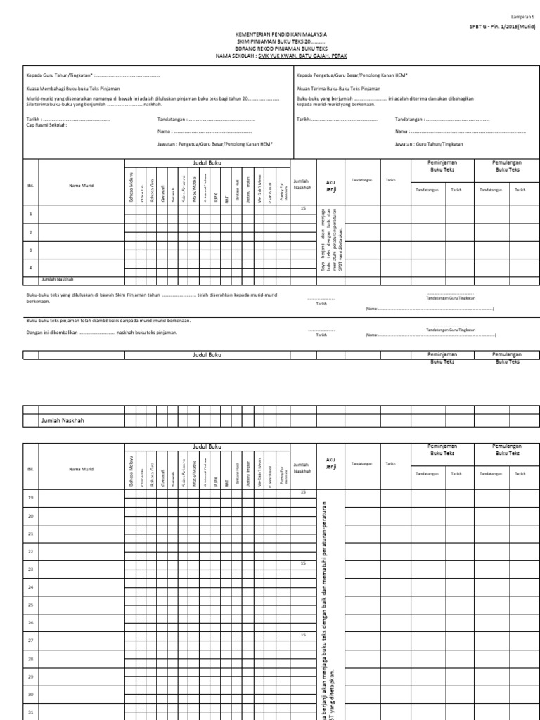 Borang G T3 2022 | PDF