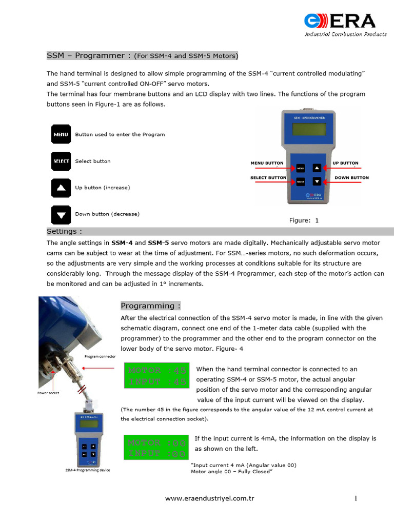 SSM Programmer | PDF | Electrical Connector | Servomechanism