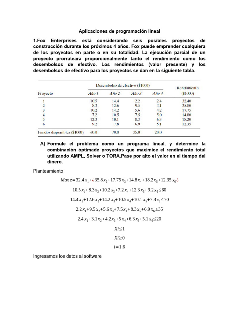 Examen Extraordinario IO Javier Ismael Muñoz Vazquez | PDF ...