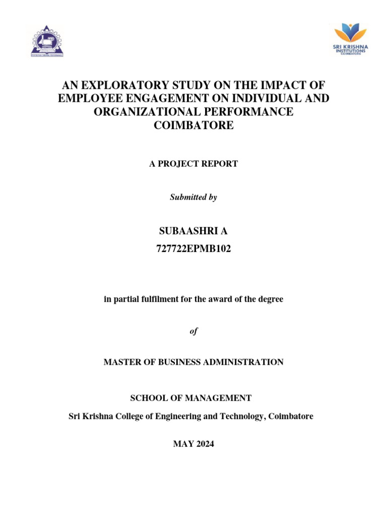 Projectphase Frontpage | PDF | Academic Degree | Science