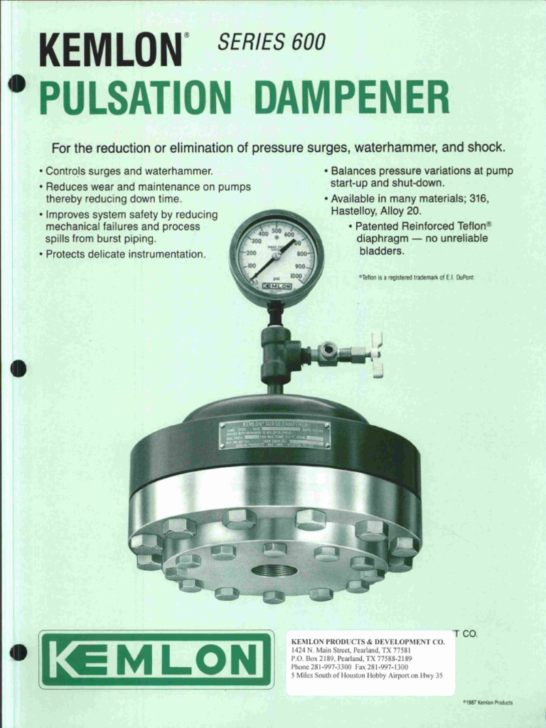 Kemlon Series 600 | PDF