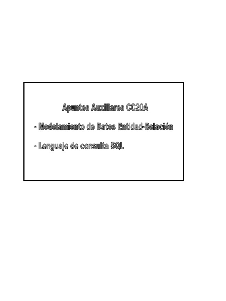 Base De Datos Sql Pdf Sql Tabla Base De Datos 9708
