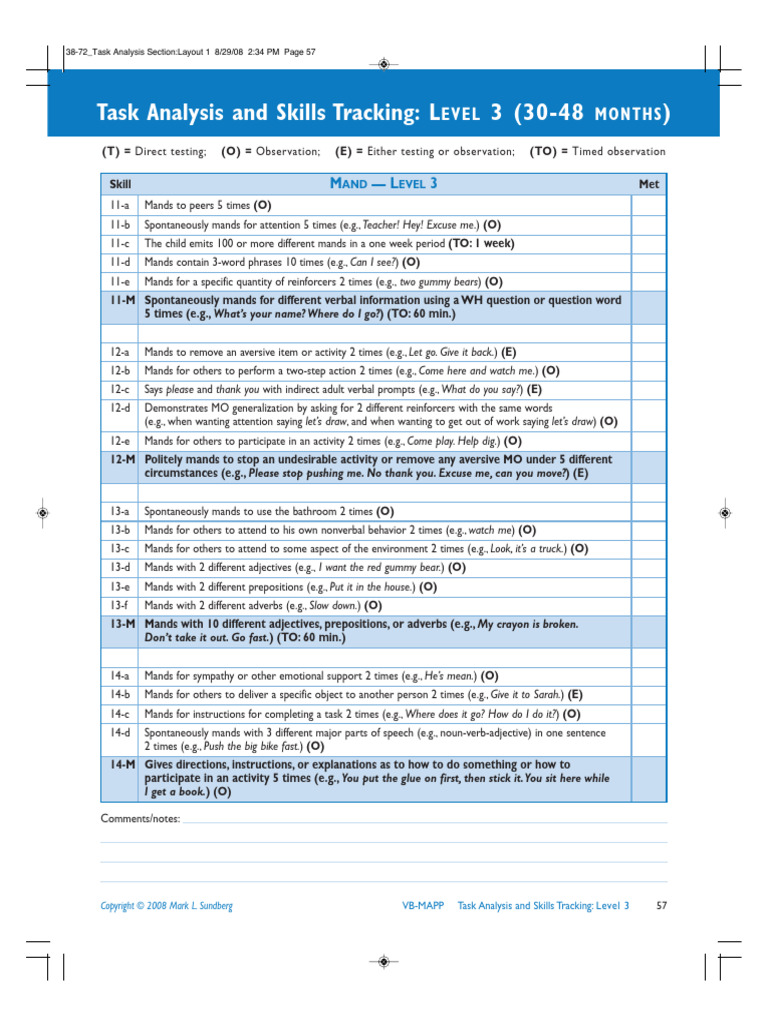 VB-MAPP Handout 7 | PDF | Adverb | Linguistic Morphology