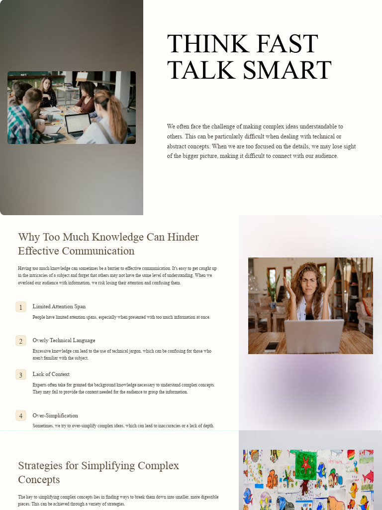 Simplifying Complex Ideas for Clarity | PDF | Jargon | Narrative