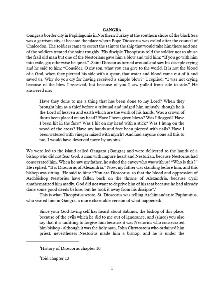 Gangra | PDF | Jesus | Heresy