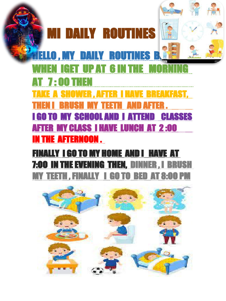 Mi Daily Routines | PDF