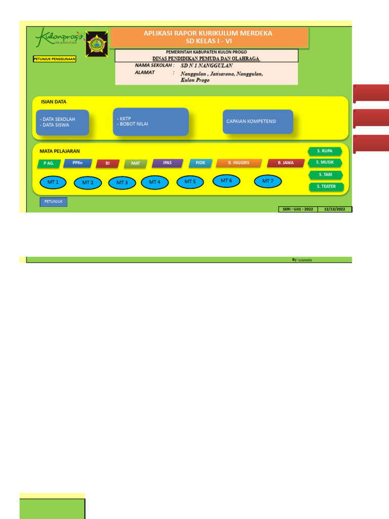 Rapot SD N 1 Nanggulan 22 Juni 2023 | PDF