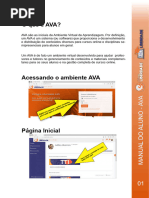 Manual AVA 2024.1: Navegação e Acesso | PDF | Tecnologia educacional ...