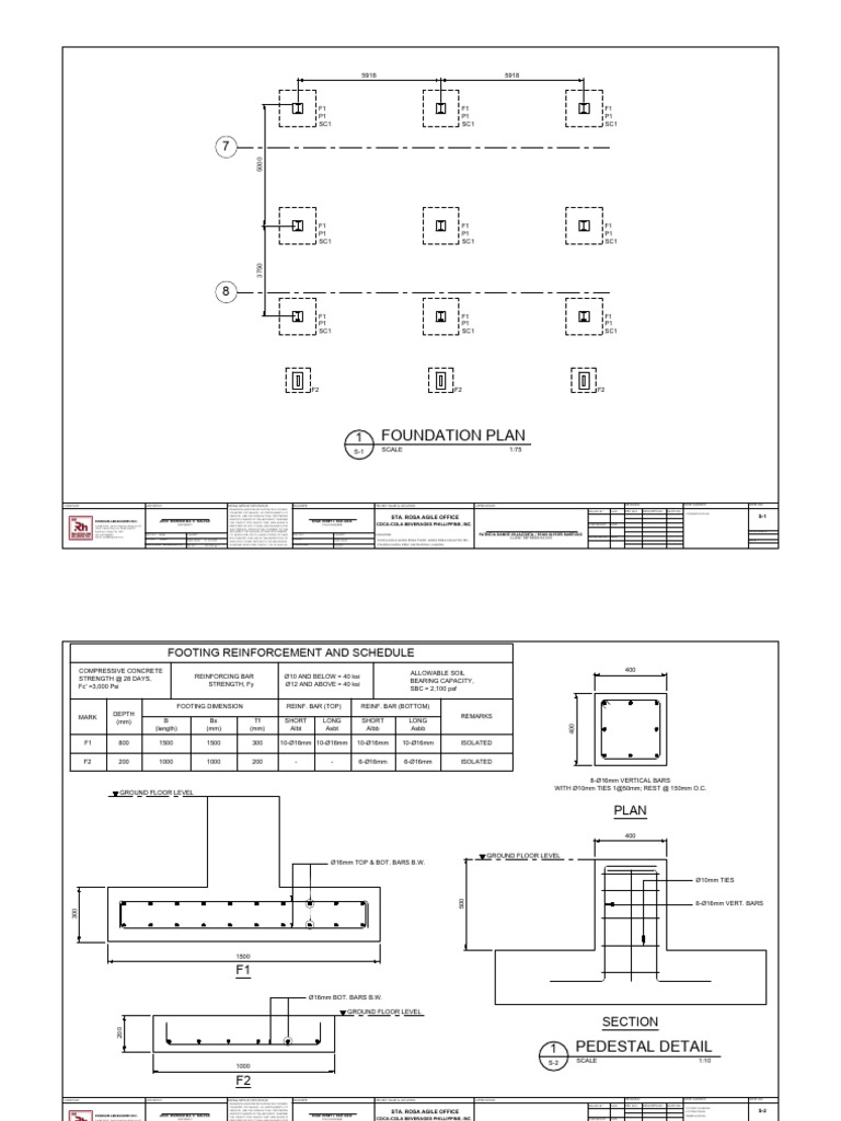 BLEACHER STRUCT DETAILS | PDF | Concrete | Composite Material