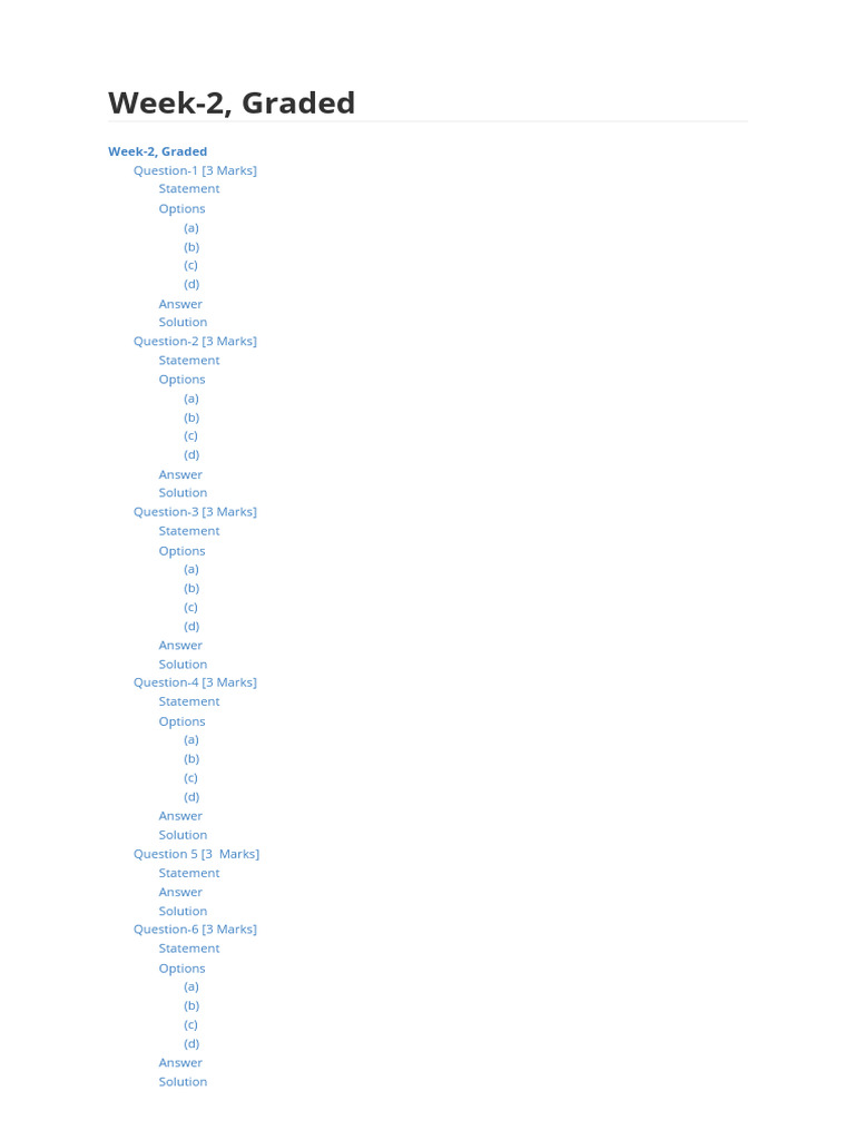 Week_2_Practice Assignement_solution | PDF | Numbers | Mathematics