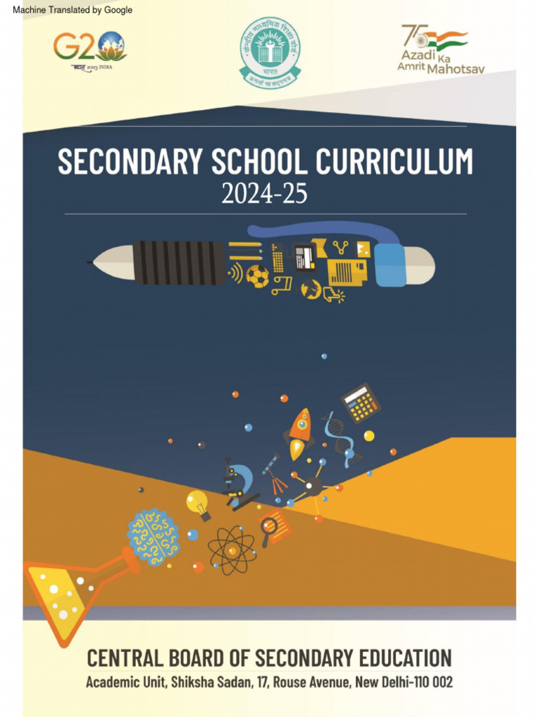 Curriculum Sec 2024-25 | PDF