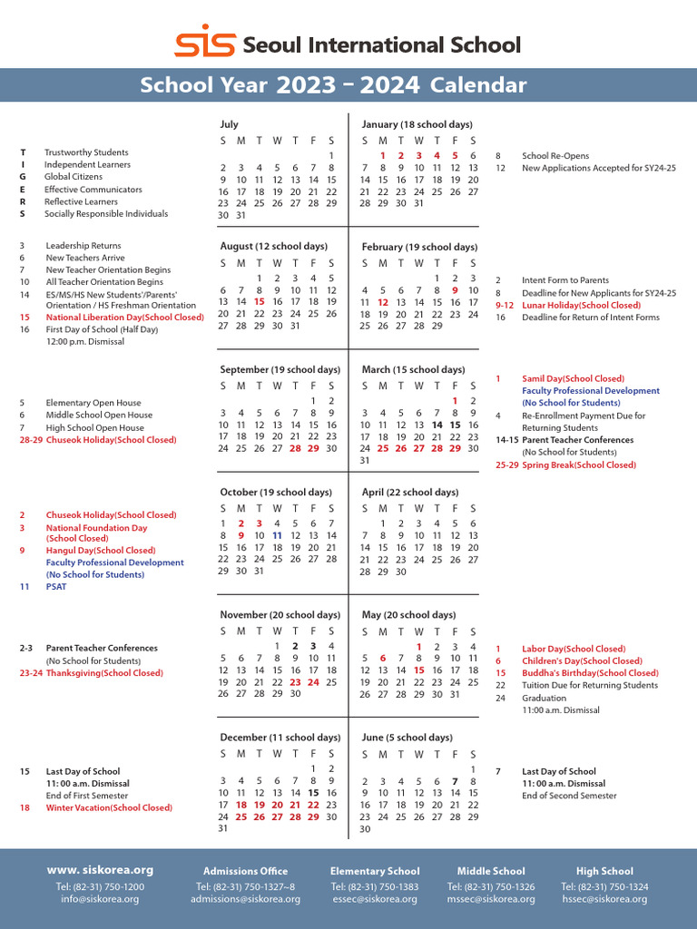 SIS 2023-2024 | PDF | Educational Organizations | Academia