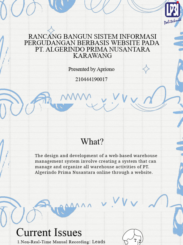 Rancang Bangun Sistem Informasi Pergudangan Berbasis Website Pada Pt. Algerindo Prima Nusantara ...