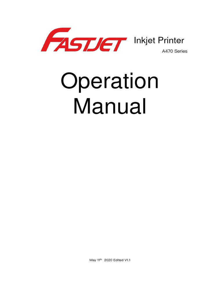 Operation Manual: Inkjet Printer | PDF | Printer (Computing) | Menu (Computing)