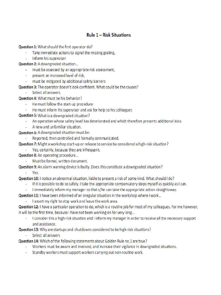 Total Golden Rules Answers | PDF