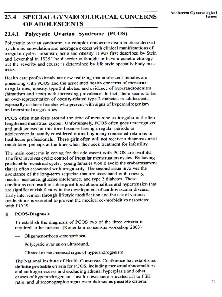 PCOS | PDF | Polycystic Ovary Syndrome | Causes Of Death