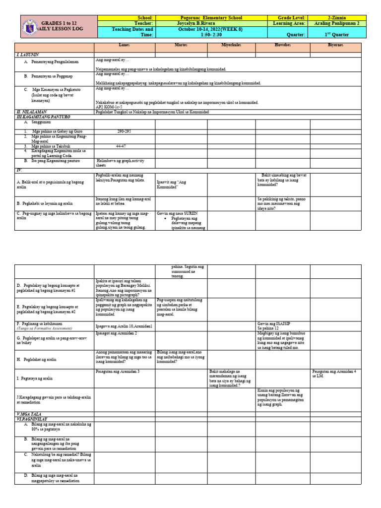 DLL Ap Q1 WK8 2022 | PDF