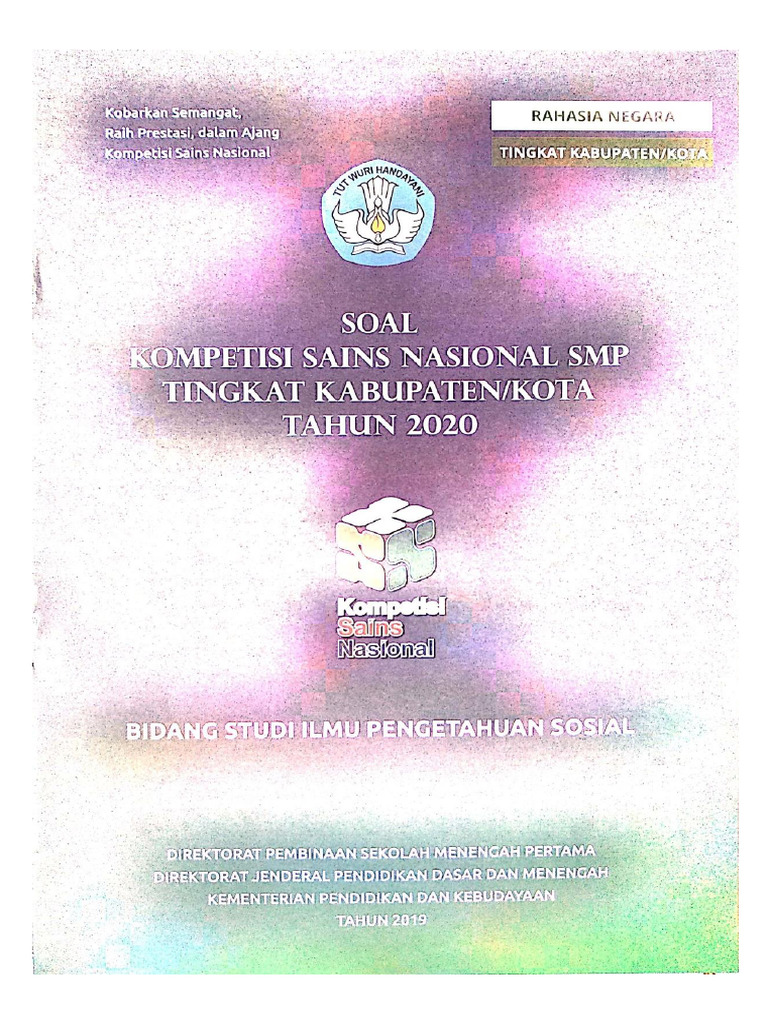 Soal KSN Ips SMP | PDF