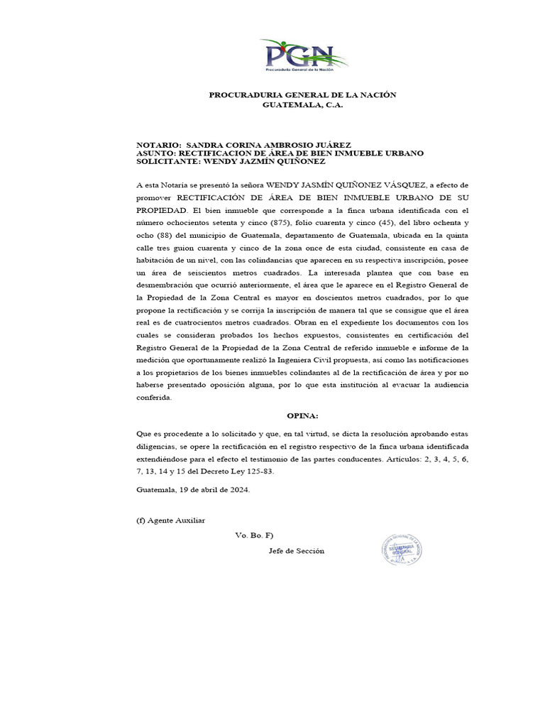 PGN PRONUNCIAMIENTO DE LA PGN | PDF