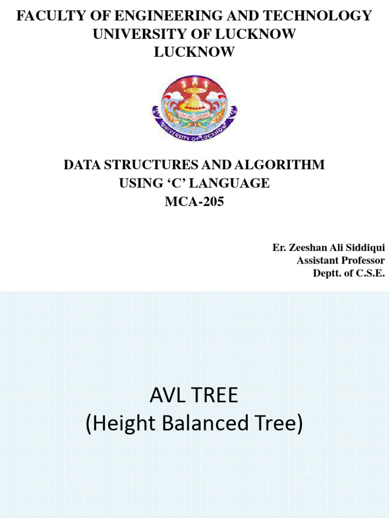 25 AVL Tree Part 1 | PDF | Teaching Methods & Materials | Computers