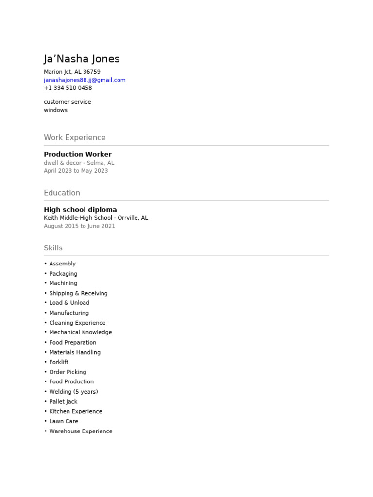 Ja Nasha Jones PDF | PDF | Business | Technology & Engineering