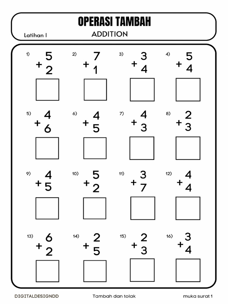Tambah Dan Tolak Dalam Lingkungan 10 Pdf