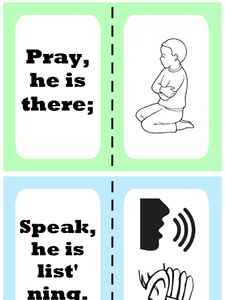 A Child's Prayer Flip Chart 2 | PDF