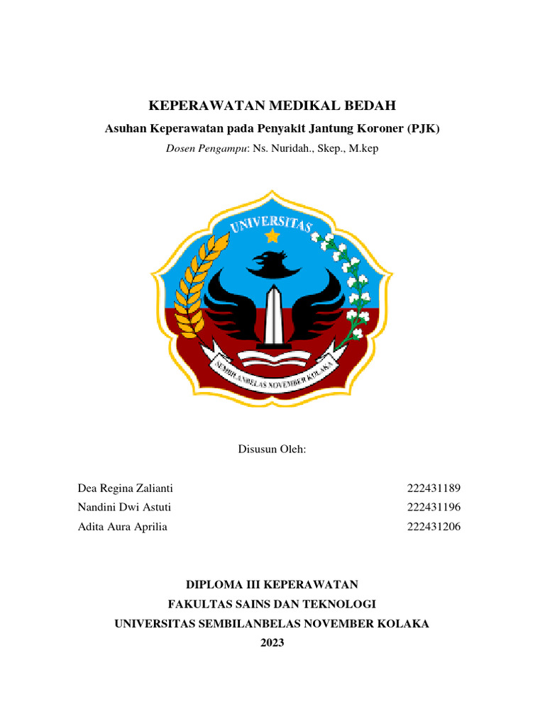 Keperawatan Medikal Bedah. Askep PJK 2 | PDF | Pengembangan Diri | Kesehatan Holistik