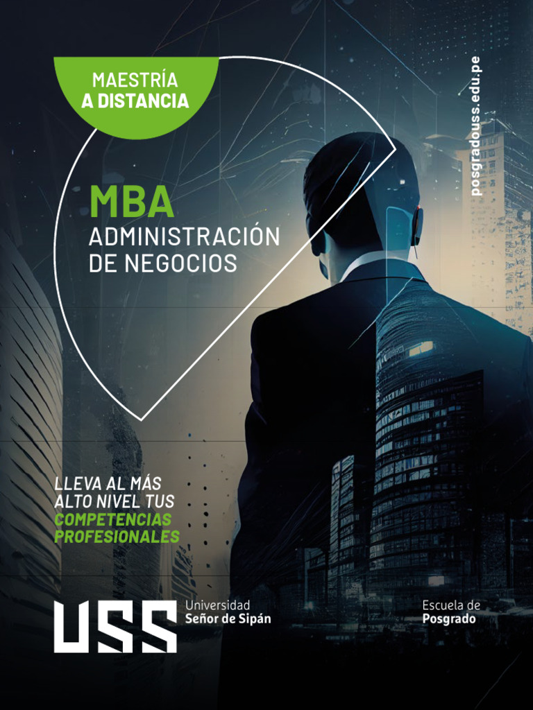Brochure Mba | PDF | Máster en Administración de Empresas | Iniciativa empresarial