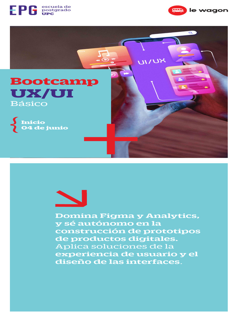 Brochure Bootcamp UX UI Basico | PDF | Diseño | Usuario (informática)