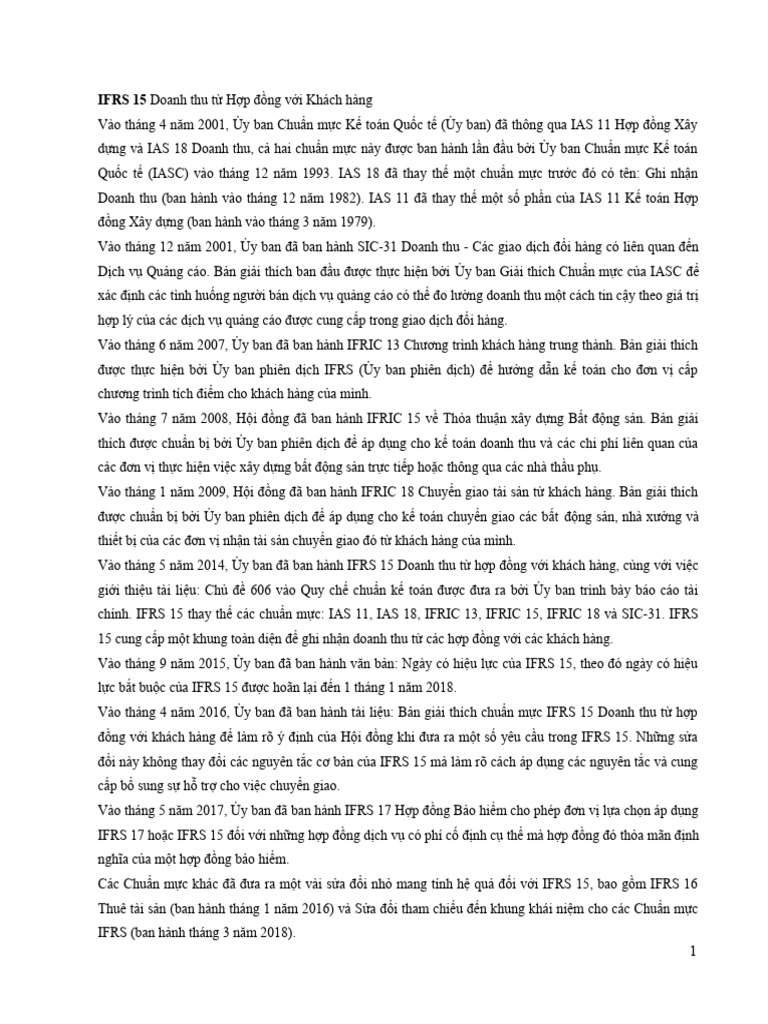 IFRS 15 Submit | PDF