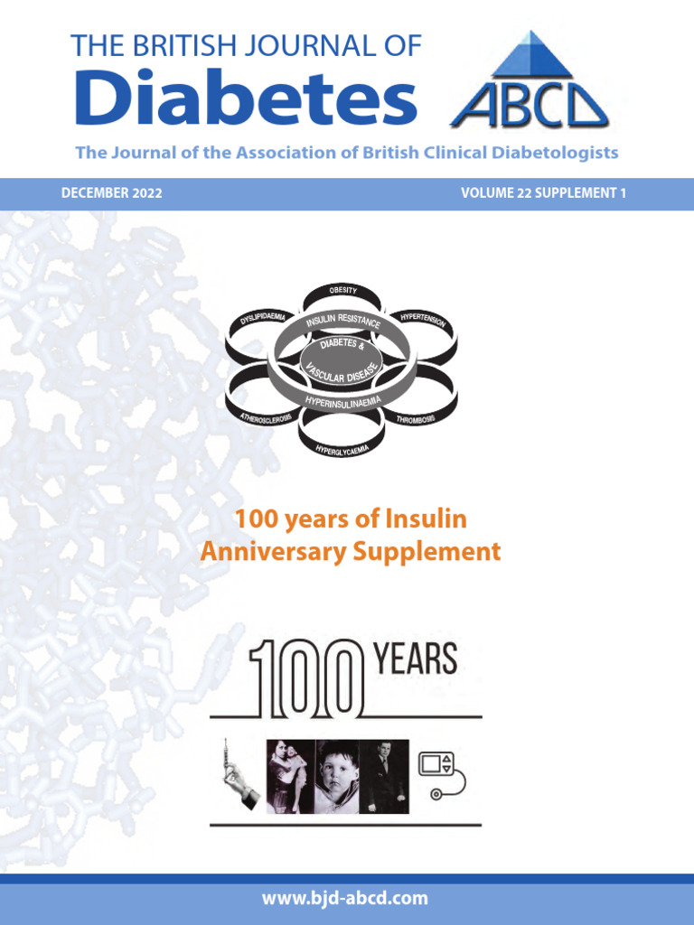 BJD 100 Yrs Insulin Supplement | PDF | Insulin | Pancreas