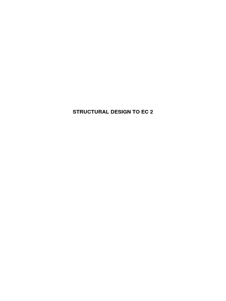 Structural Design - EC2 - Rev2-1 | PDF | Deformation (Engineering ...