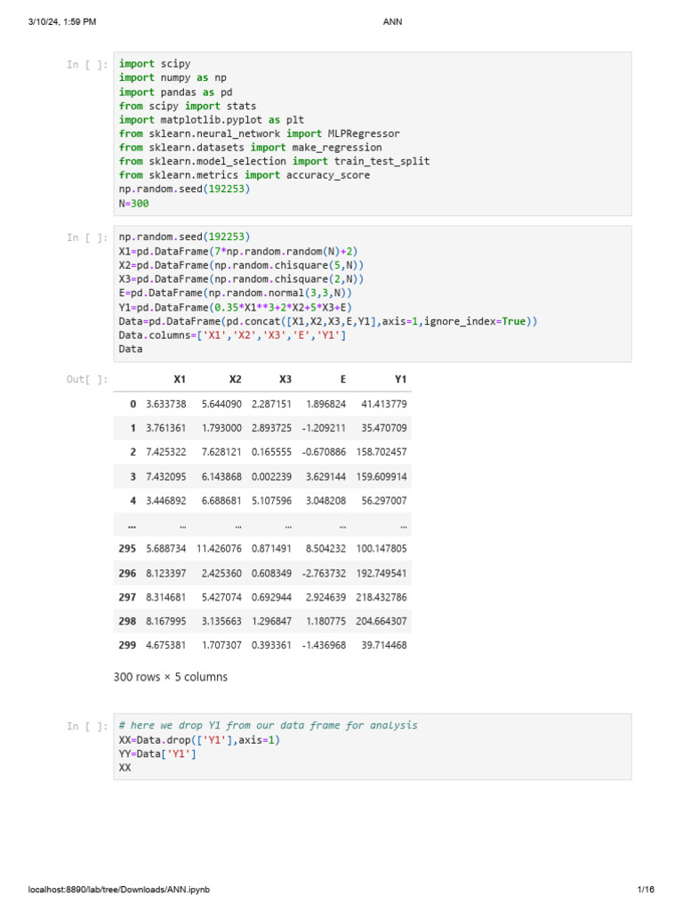 ANN.ipynb (8) - JupyterLab | Download Free PDF | Statistics | Data Analysis ANN.ipynb (8) - JupyterLab | Download Free PDF | Statistics | Data Analysis