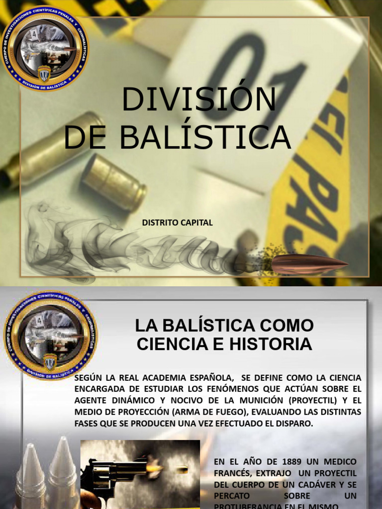 Clase Balistica Ciencia Historia Armas Municiones 2021 | PDF ...