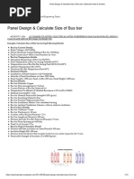 Busbar Design and Sizing Calculations | PDF | Electric Current ...