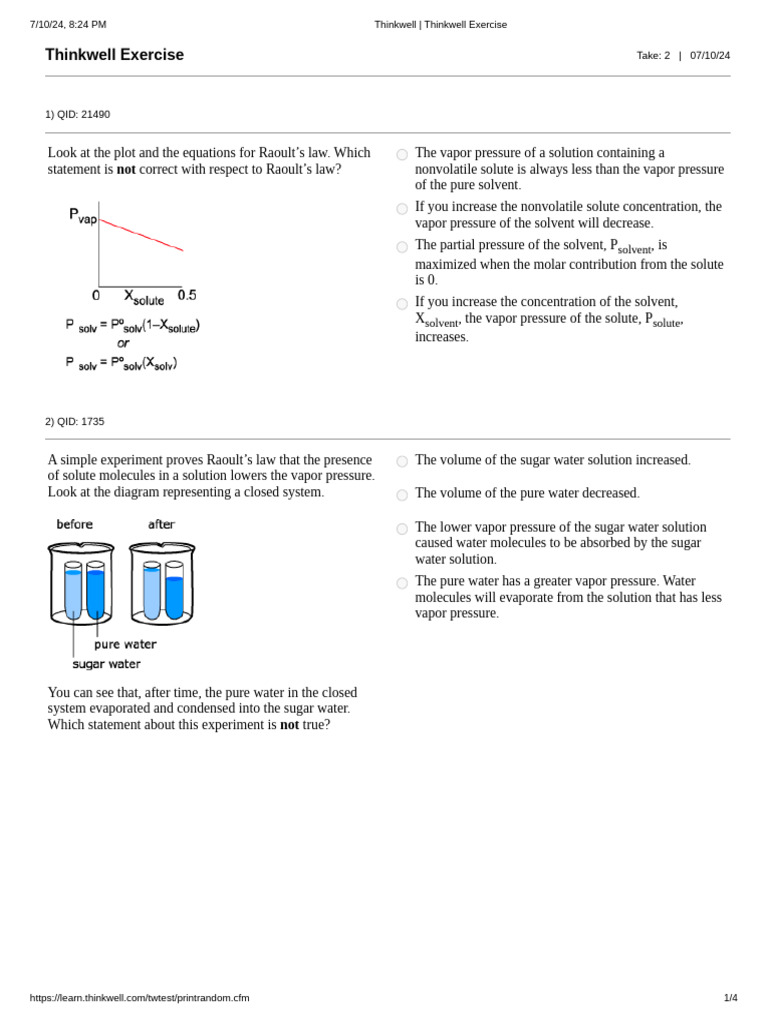 Vapor Pressure | PDF | Physical Quantities | Quantity