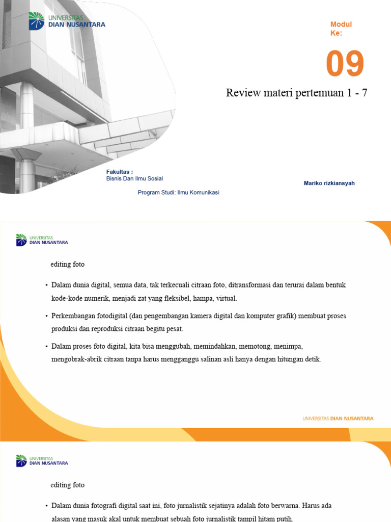 Digital Editing - Modul Editing Session 3 | PDF | Seni