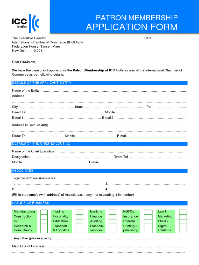 Patron-Memebership | Download Free PDF | Cheque | Economies