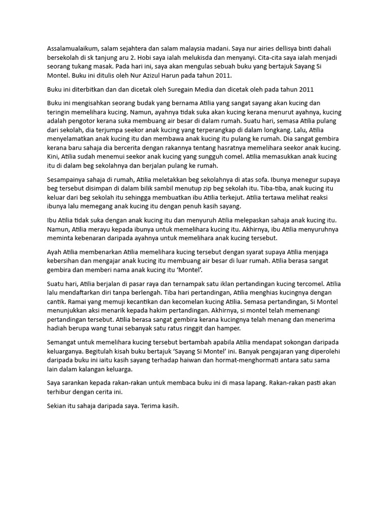 Teks Bicara Buku 2024 | PDF