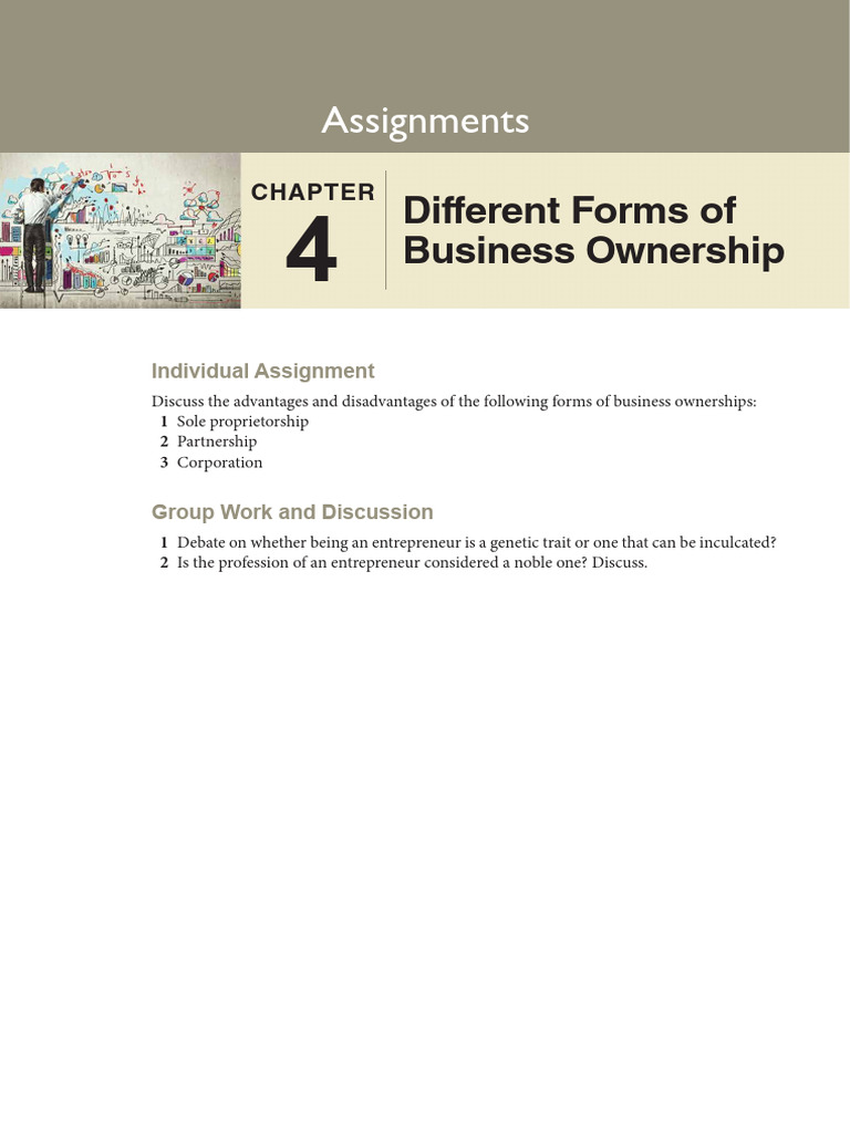 Assignments - Chapter 4 | PDF | Self-Improvement