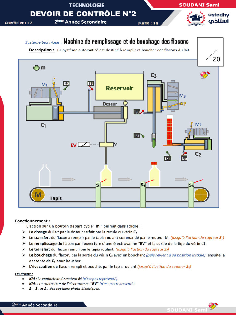 Correction Devoir Grafcet3 Net | PDF