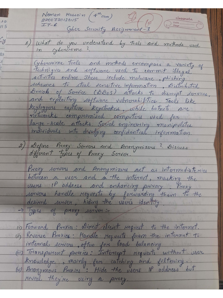 Cyber Security Assignment 3 | PDF