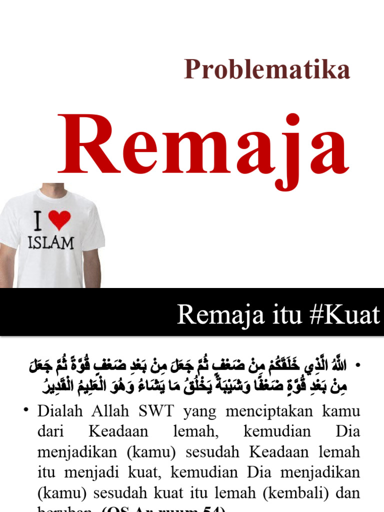 Problematika Remaja | PDF | Agama & Spiritualitas