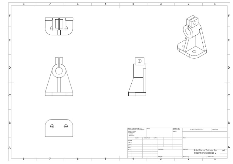 Solidworks Tutorial For Beginners Exercise 2 Pdf