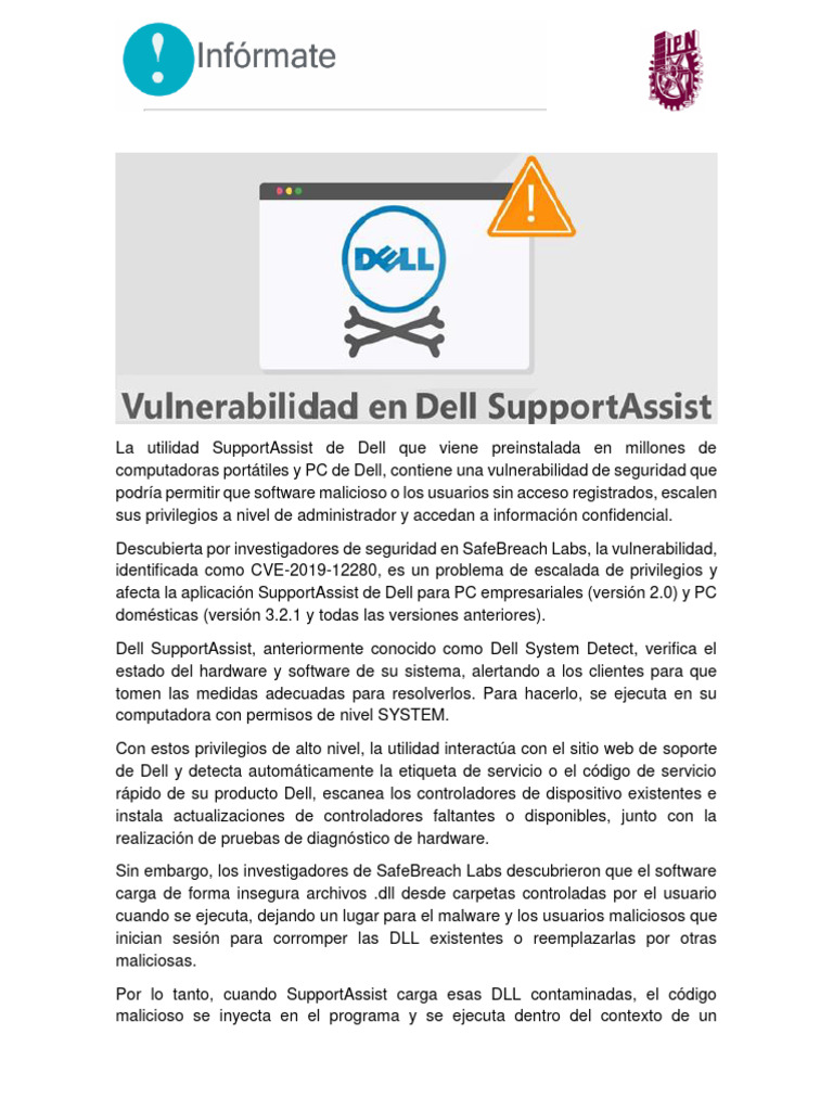 Dell Support Assist | PDF | Dell | Software