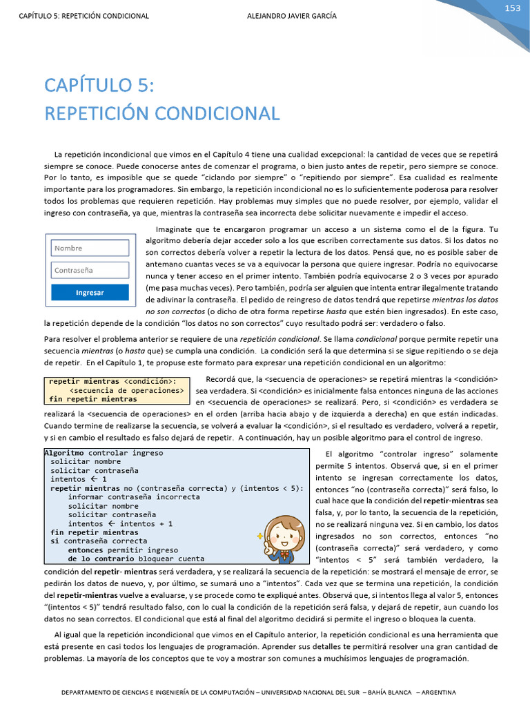 Capítulo 5 - Repetición Condicional | PDF | División (Matemáticas ...