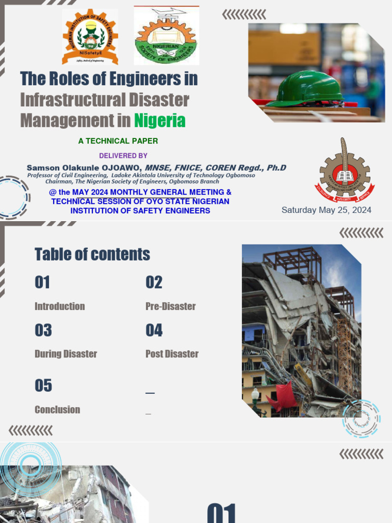 Engr Prof Samson Ojoawo's Talk On Roles of Enginee - 240525 - 195619 ...