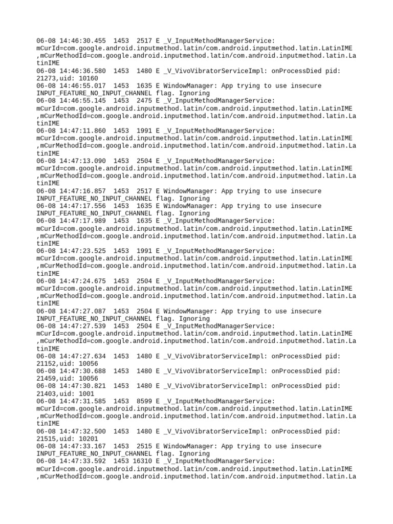 Log | PDF | Computing | System Software